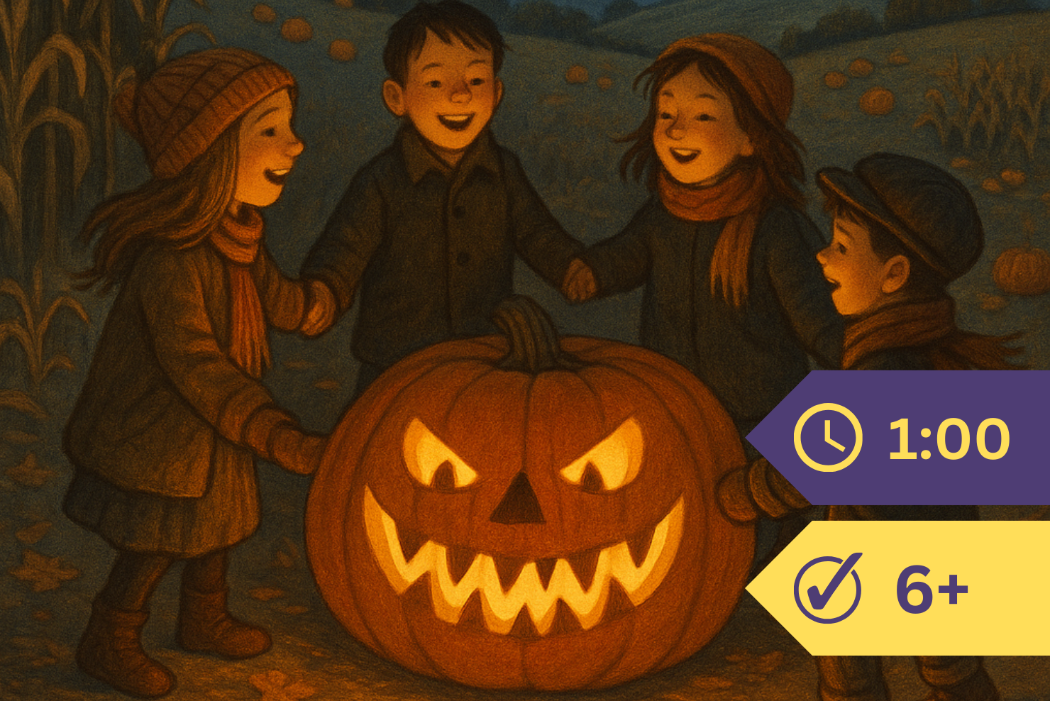 Theme in Yellow | Halloween Poems for Kids - Ririro