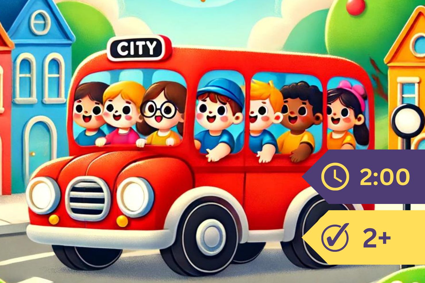 The Wheels On The Bus (Nursery Rhyme) | Read Free Online - Ririro