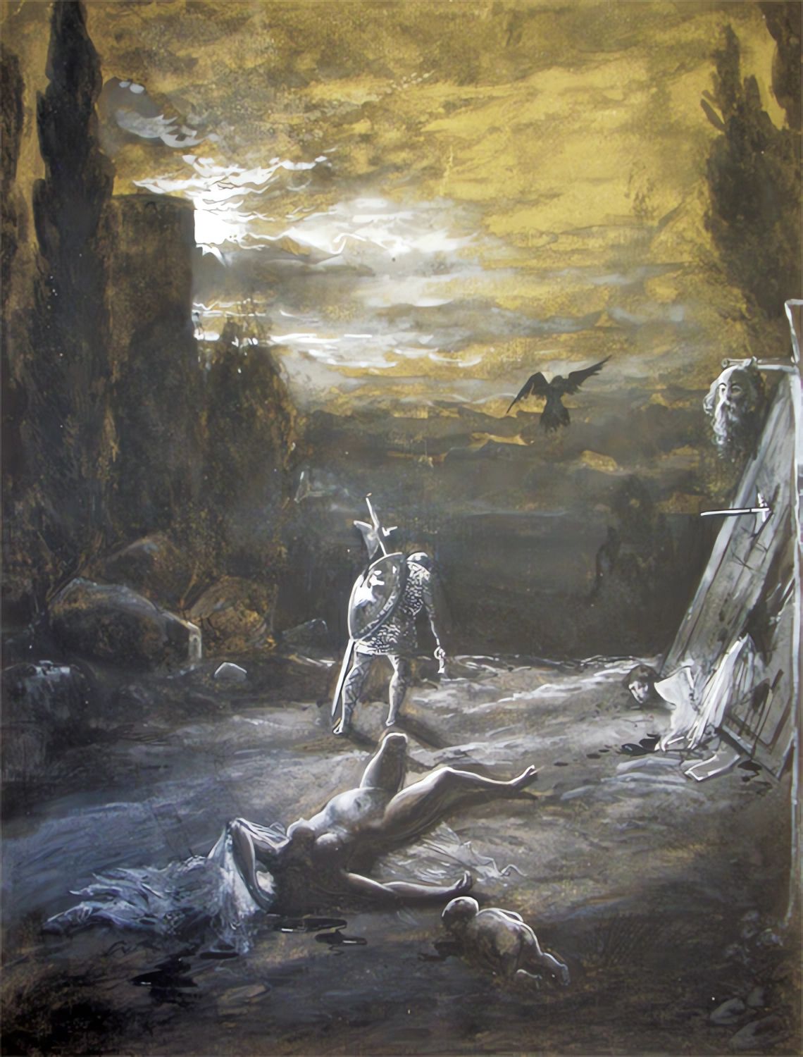 The Raven (Nevermore) by Edgar Allan Poe - Ririro