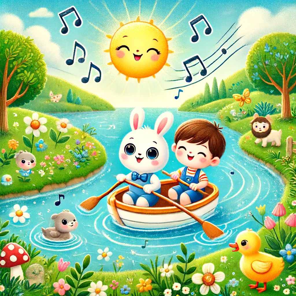 Row, Row, Row Your Boat (Nursery Rhyme) | Read Free Online - Ririro