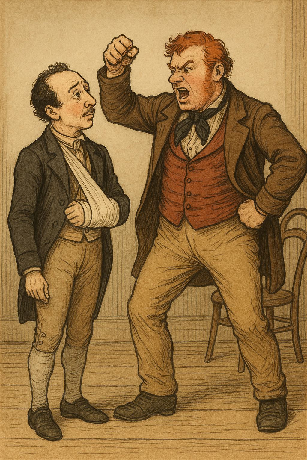 Why The Little Frenchman Wears His Hand In A Sling by EA Poe - Ririro