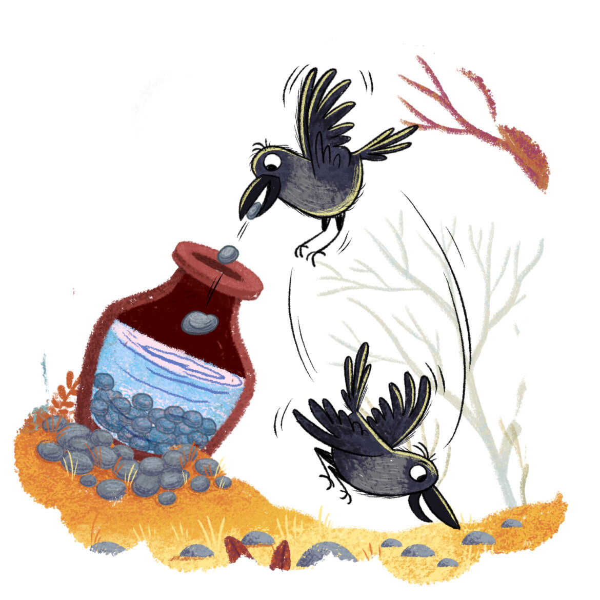 The Crow And The Pitcher – Aesop | Read Free Online
