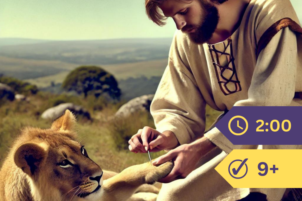 The Lion and the Shepherd – Aesop’s Fable | Read Free