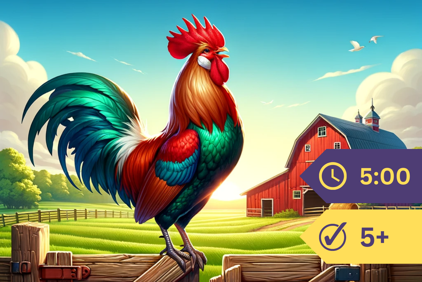 The Rooster That Crowed Too Soon – Abbie Phillips Walker
