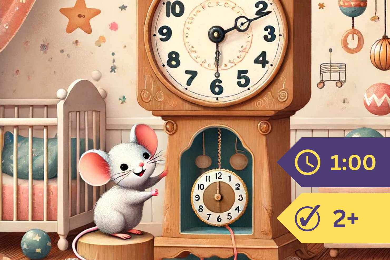 Hickory, dickory, dock (Nursery Rhyme) - Ririro