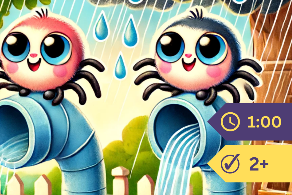 Itsy Bitsy Spider Nursery Rhyme – Read Free Online | Ririro - Ririro