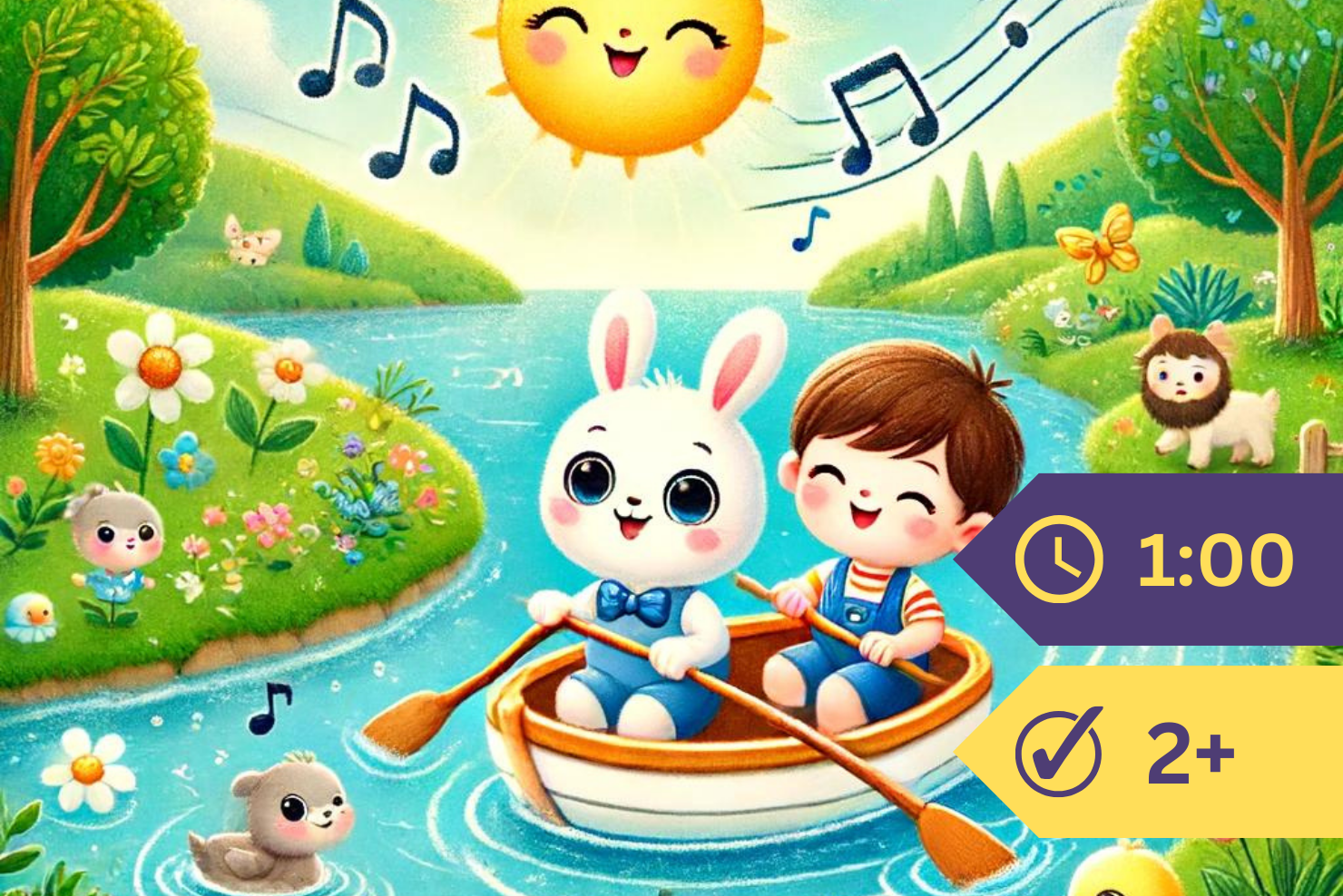 Row, Row, Row Your Boat (Nursery Rhyme) | Read Free Online - Ririro