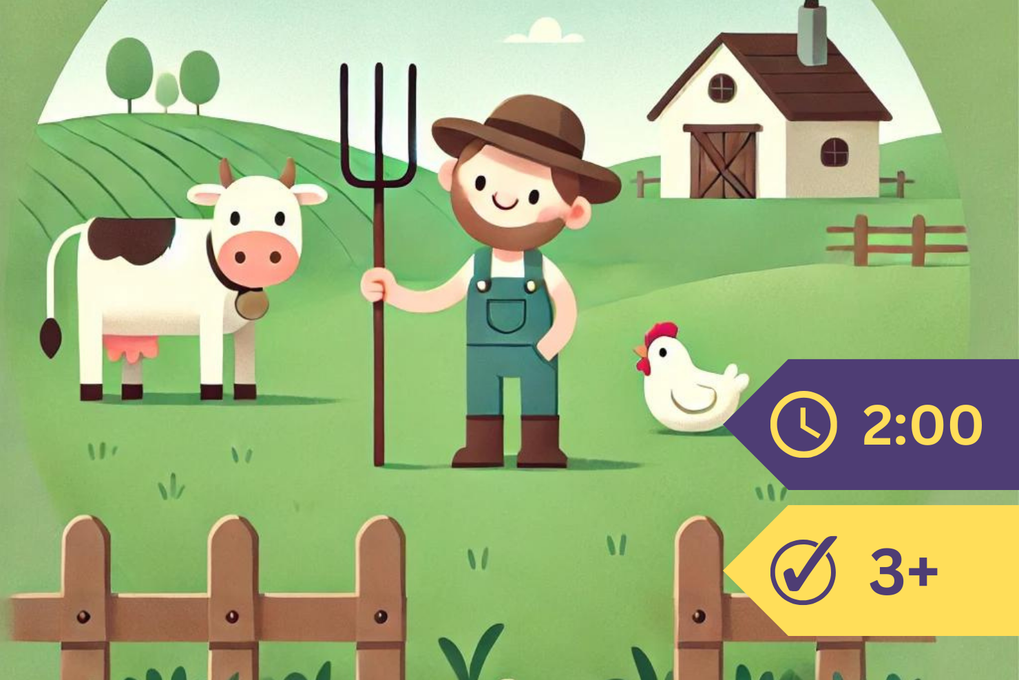 The Farmer in the Dell (Nursery Rhyme) | Read Free Online - Ririro